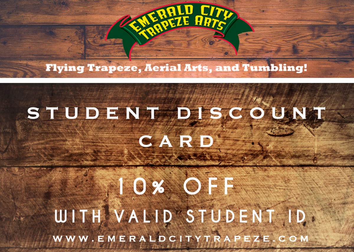 Student Discount 10 Off Emerald City Trapeze Seattle student-discount-10-off-emerald-city-trapeze-seattle